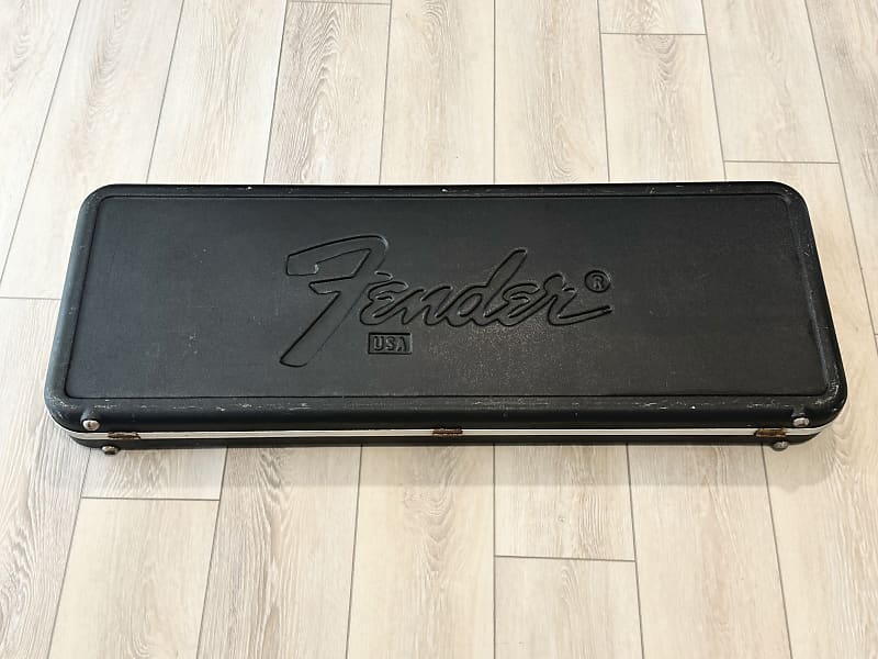 1984 Vintage Fullerton Fender Molded Hardshell Case - Black | Reverb
