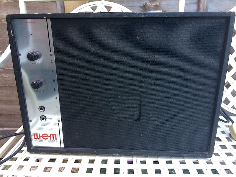 WEM WEM Clubman Solid State 6W Amp mid 70's Black | Reverb UK