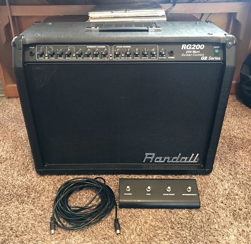 Randall RG200 G2 Series 2X12 Guitar Combo Amplifier Black | Reverb