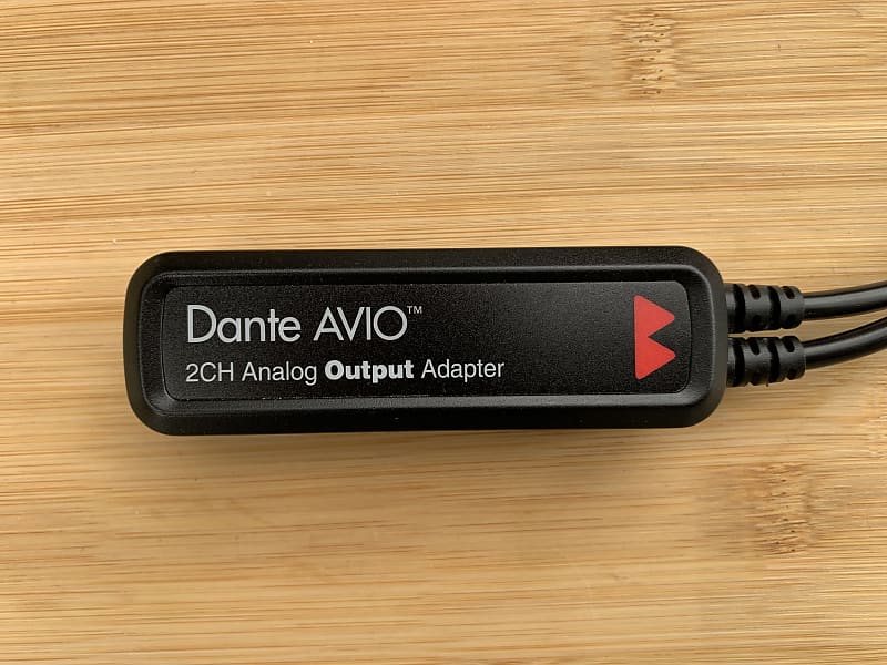 AUDINATE Dante AVIO 2-Channel XLR Male Analog Output Adapter | Reverb