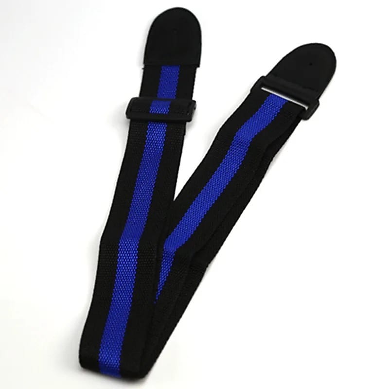 Kids Youth Guitar Strap - Nylon - Black/Blue | Reverb