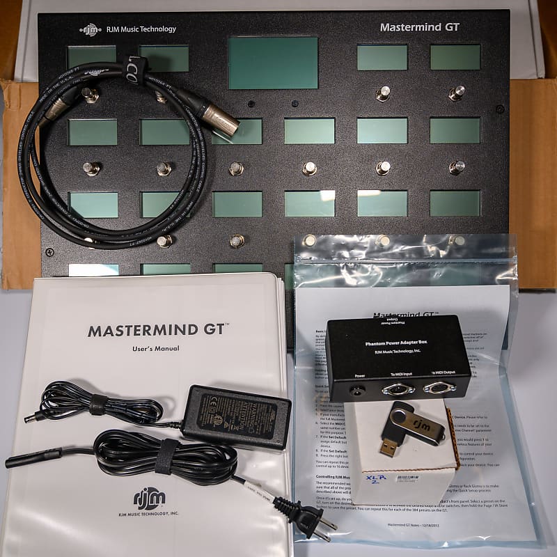 RJM Mastermind GT/22 MIDI Foot Controller Bundle! | Reverb