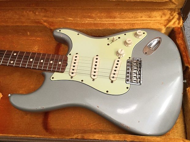 Fender Custom Shop 1960 Relic Stratocaster 2007 Inca Silver | Reverb