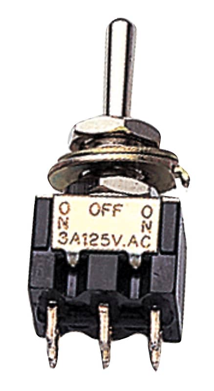 Partsland Schalter Mini-Kippschalter Nickel | Reverb