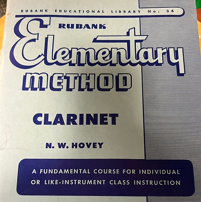 Rubank Elementary Method - Clarinet Book | Reverb