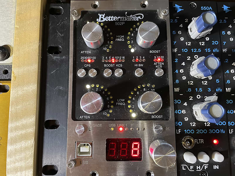 Bettermaker E502P 500 Series Equalizer - Digital Recallable | Reverb