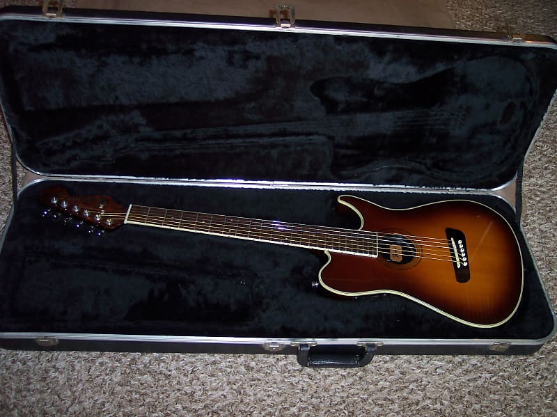 Fender Santa Rosa 1988 Sunburst Acoustic/Electric SST w/OHSC | Reverb