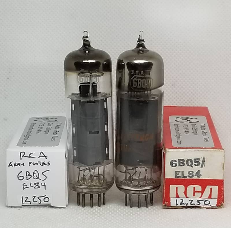 RCA EL84/6BQ5 Perfectly Matched Pair NOS | Reverb
