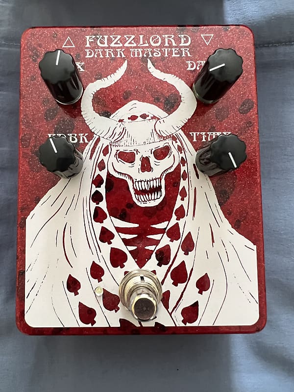 Fuzzlord Effects Dark Master 2021 Red Sparkle | Reverb