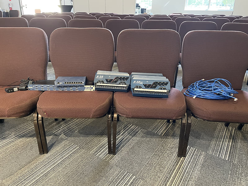 Aviom A-16ii personal in ear monitors Blue | Reverb