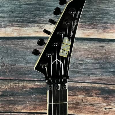 Late 80s ESP Mirage Deluxe 48th Street NY USA Custom Graphic | Reverb