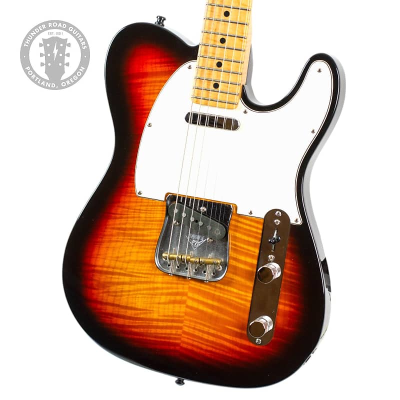 2013 Fender Custom Shop Telecaster Figured Maple Top Faded | Reverb UK