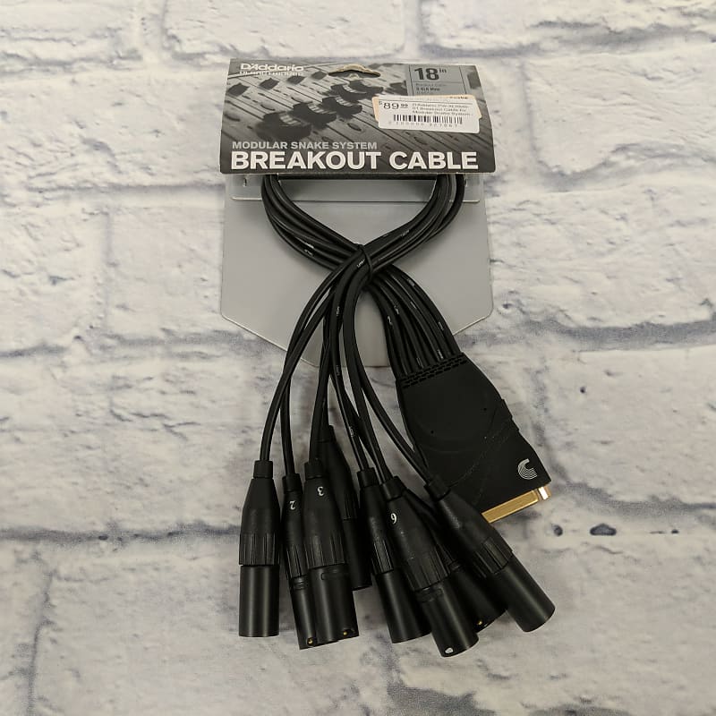D'Addario PW-XLRMB-01 Breakout Cable for Modular Snake System | Reverb