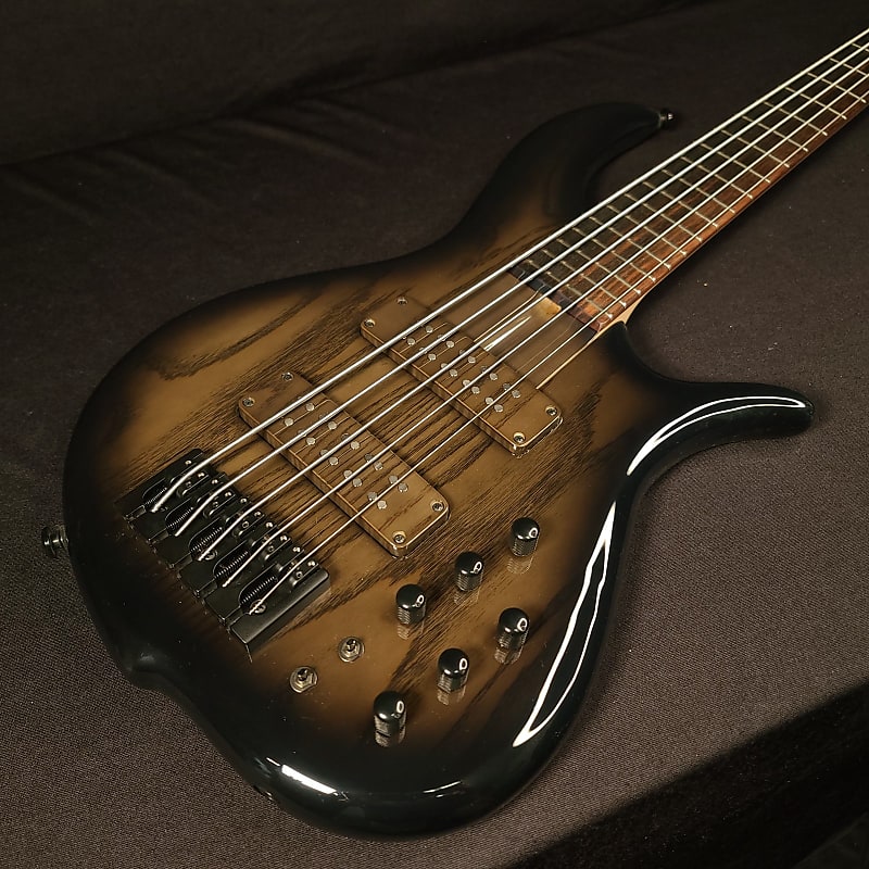 F Bass BN5 Deluxe 5 String Bass 2-Piece Ash Body w/ Premium | Reverb