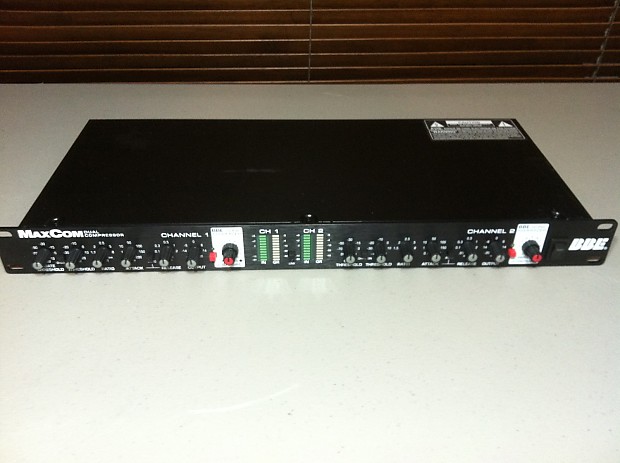 BBE Maxcom Compressor/Limiter/Gate with Built-In BBE Sonic | Reverb