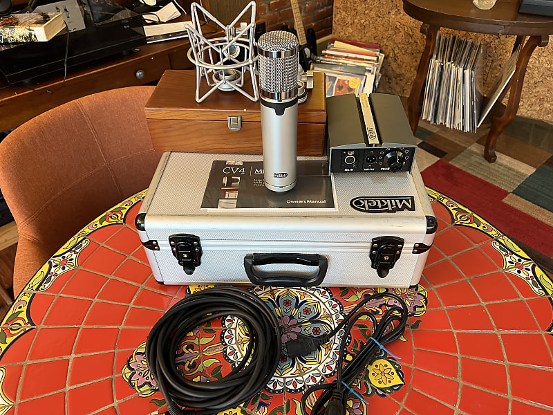 MIKTEK CV4 Tube Mic With Telefunken EF800 Tube! Lush Tone! | Reverb