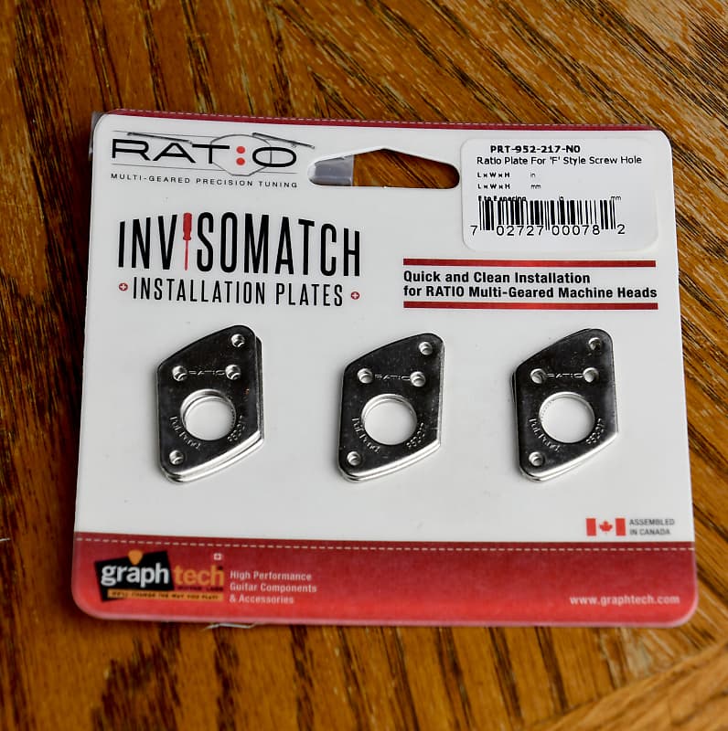 Graph Tech Ratio InvisoMatch Premium Mounting Plates For F | Reverb