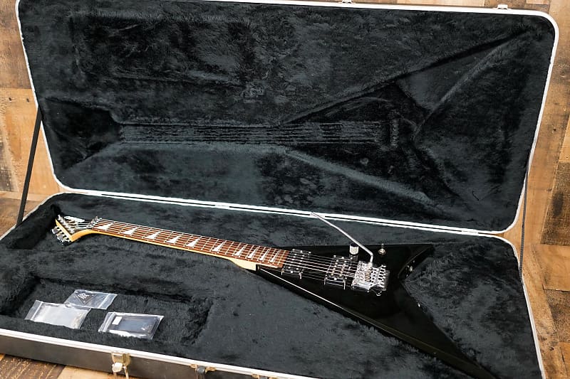 Jackson RR2 1999 Black Randy Rhoads Signature V Floyd Rose | Reverb