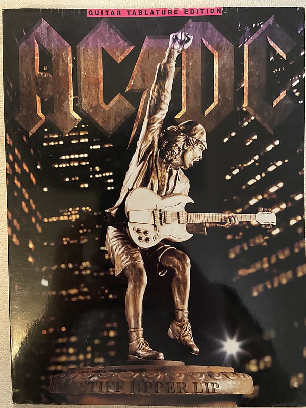 AC/DC - Stiff Upper Lip - Guitar Tab / Tablature Book | Reverb