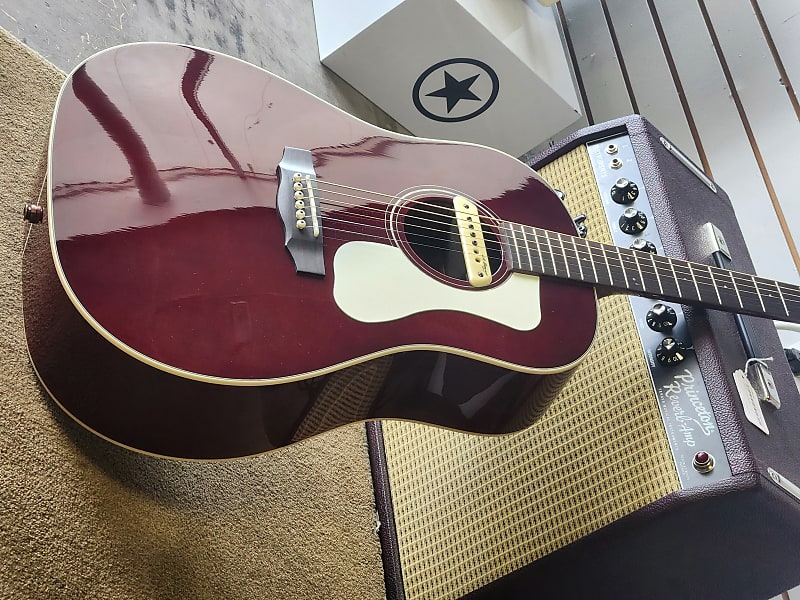 Guild DS-240 Memoir Acoustic Guitar (Wine Red) w/L.R. Baggs | Reverb