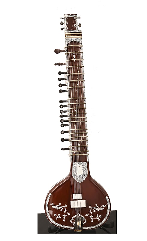 Electric Sitar. Kanai Lal Electric Sitar with hard case. with | Reverb