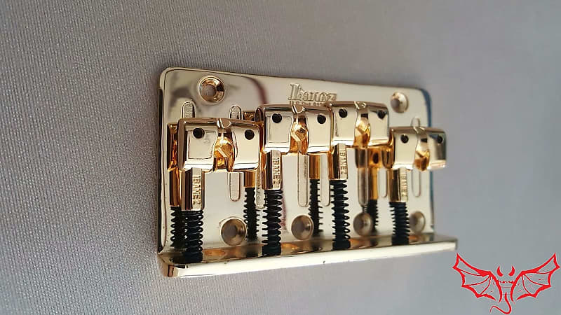 Ibanez Gold 4 String Bass Accu-cast B10 Bridge For | Reverb Australia