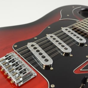 Burns Double Six 12 String Electric Guitar - Sunburst w/ OHSC | Reverb