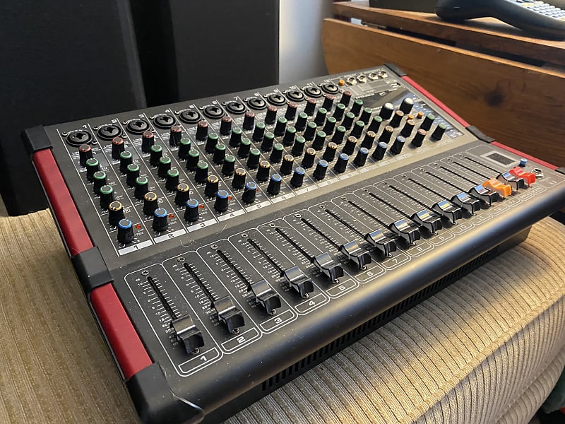 12 Channel Mono Mixer with Effects and USB | Reverb