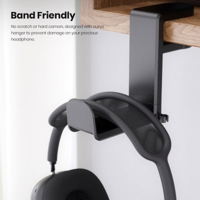 Rotating Headphone Stand - PC Headset Stand, Adjustable | Reverb