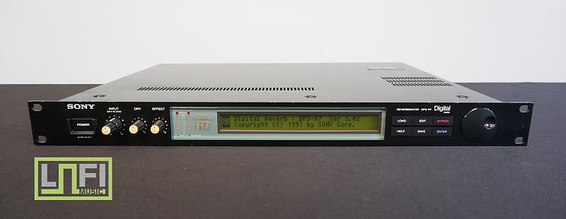 Sony DPS-R7 90s Stereo Digital Reverb 1U Rack Effects Unit - | Reverb