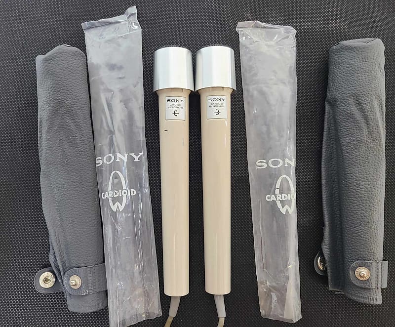Sony Cardioid F-98 Microphone - Cream | Reverb