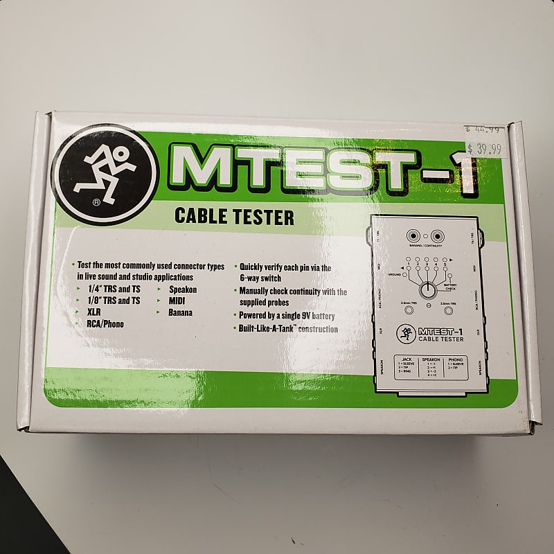 Loud Technologies, Inc. MTEST-1 Cable Tester 2017 | Reverb
