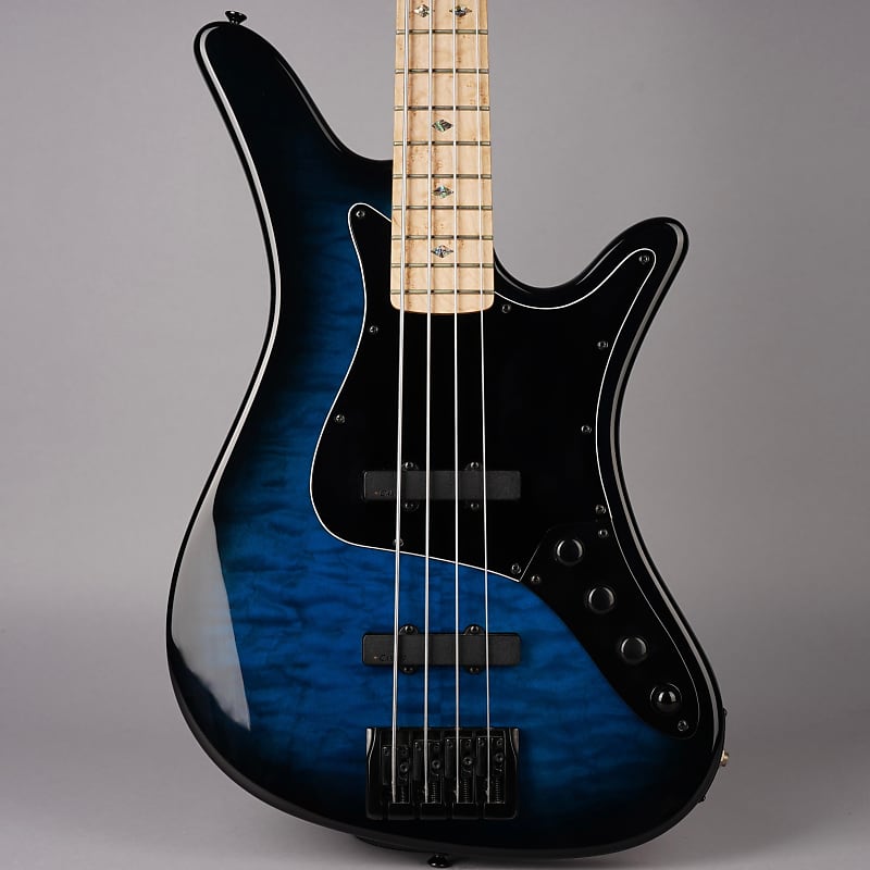 Carvin SB4000 Bass - Blue Burst Quilted Top w/OHSC | Reverb