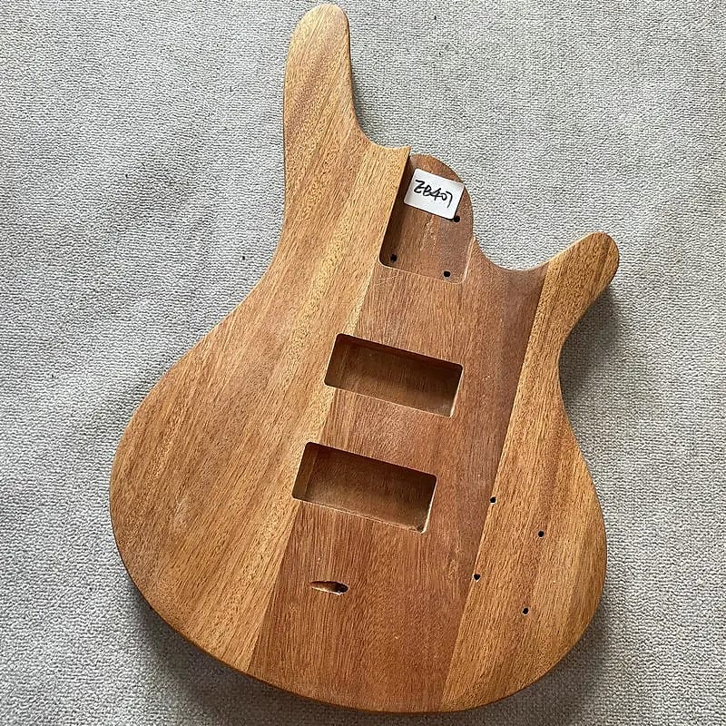 Mahogany Bass Guitar Solid Body DIY Project | Reverb