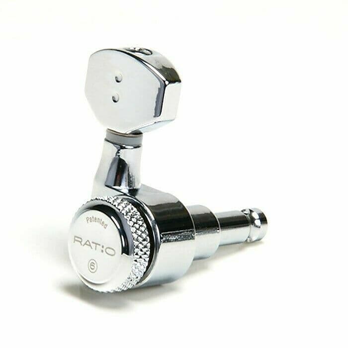 NEW Graph Tech Ratio LOCKING TUNERS Staggered 6 In Line 2 Pin | Reverb