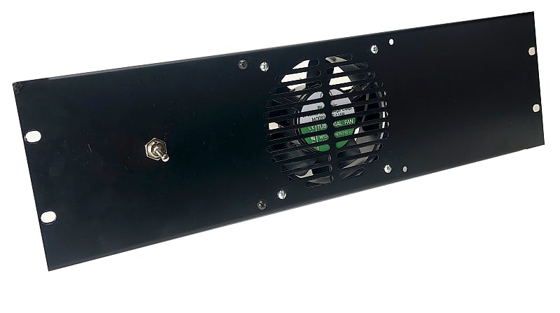 CF-1 Rack Cooling Fan Panel with fan & power switch - Black | Reverb