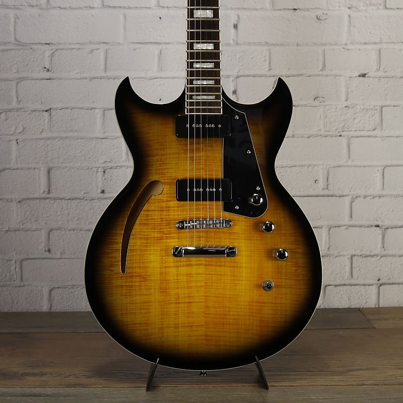 Reverend Manta Ray 290 Electric Guitar 2014 Tobacco Burst | Reverb