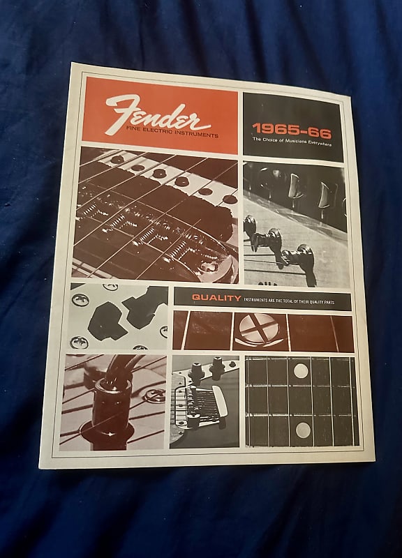 Fender Catalog 1965-1966 | Reverb