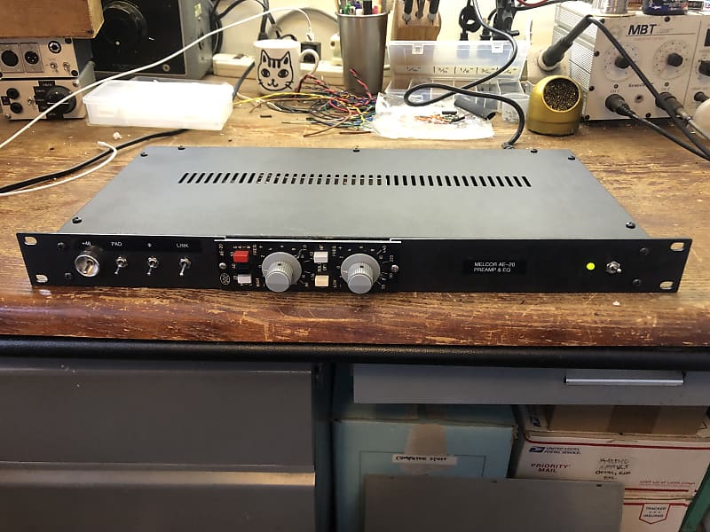Melcor AE-20 Mic Pre & EQ Restored & Racked. Preamp Equalizer | Reverb