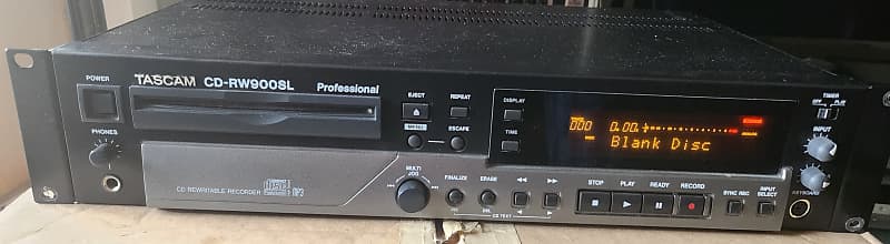 TASCAM CD-RW900SL Professional Rackmount Rewritable Recorder | Reverb