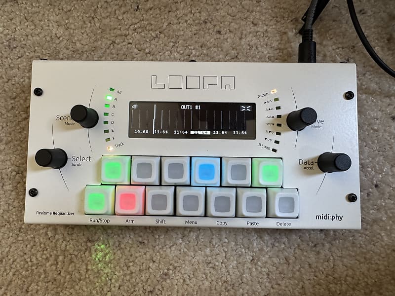 Midiphy LoopA 6-track MIDI looper/sequencer/router/effector | Reverb