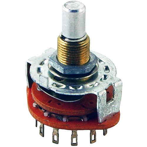 Alpha 4 Position, 3 Pole Rotary Switch, Make Before Break | Reverb