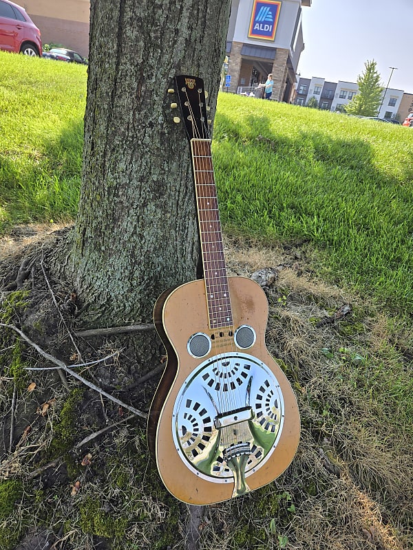 Dobro Model 45 Square Neck w/hsc 1930's - Spruce/Sunburst | Reverb