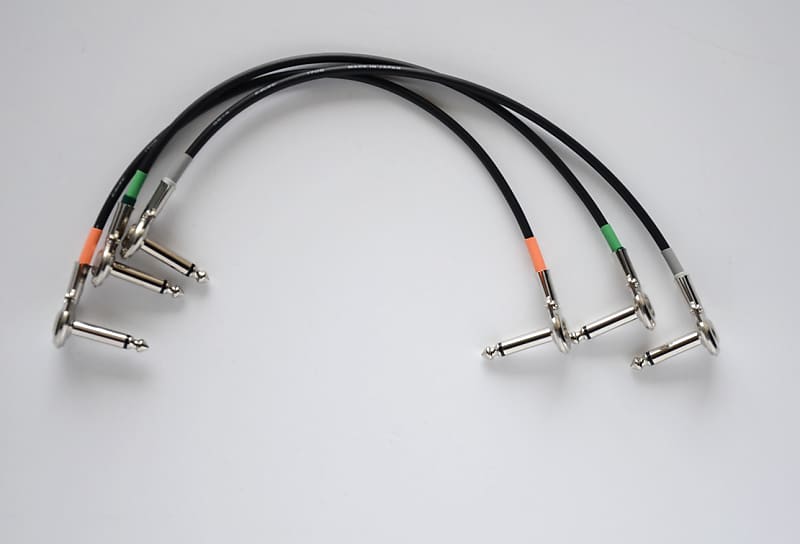 3 pack 12 in. New- Very Low Profile Pan Patch Cables | Reverb