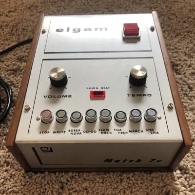 Elgam Match 7c - *rare vintage drum machine* | Reverb