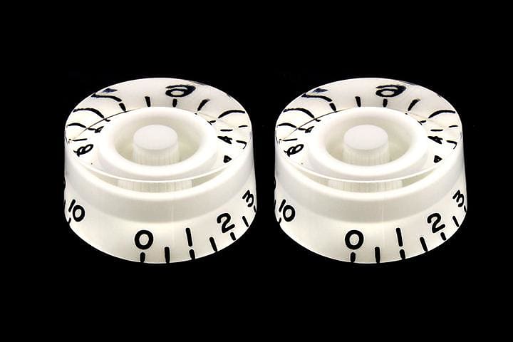 Allparts PK-0130-025 SET OF 2 VINTAGE-STYLE SPEED KNOBS White | Reverb