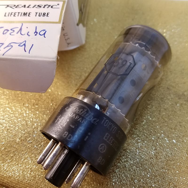 Toshiba ONE (1) 7591A Beam Power AT1000 TESTED Vacuum Tube | Reverb