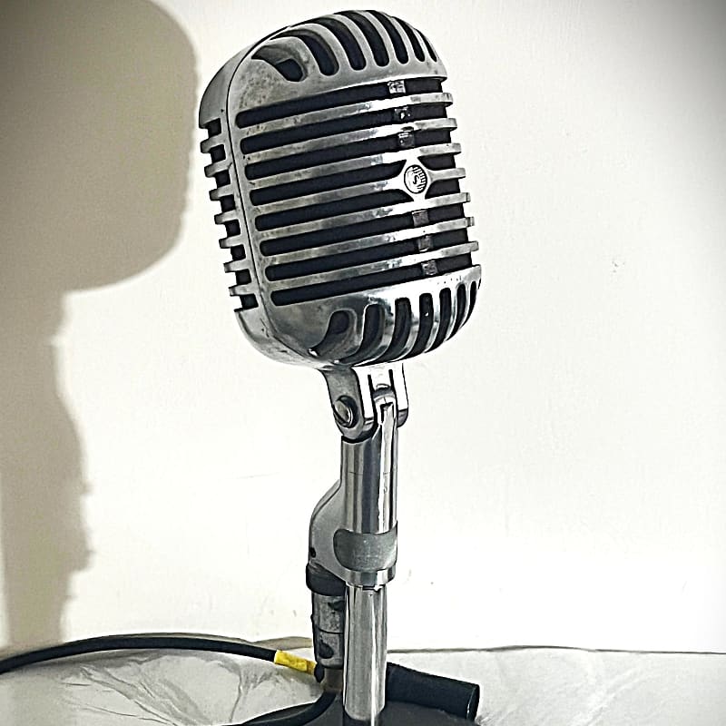 Vintage Shure 55 Fatboy Dynamic Microphone, 1940's, new | Reverb