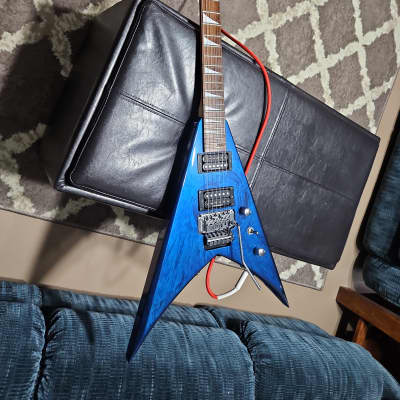 Jackson King~V~ KVX10 2012-13 Cobalt Blue Swirl W/Jackson | Reverb