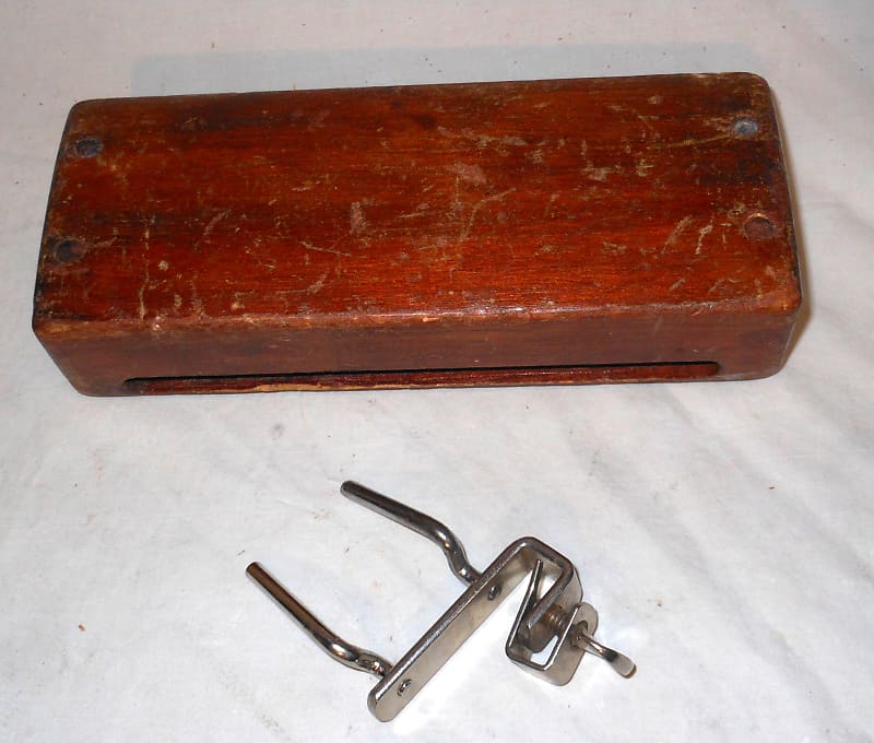 GEORGE WAY Logo Vintage 1952 Woodblock w/Holder | Reverb